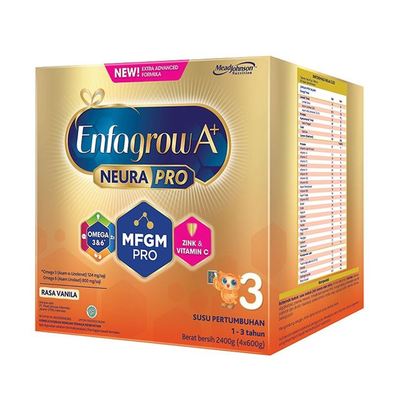 ENFAGROW A+3 VANILA 2400GR - RAJASUSU