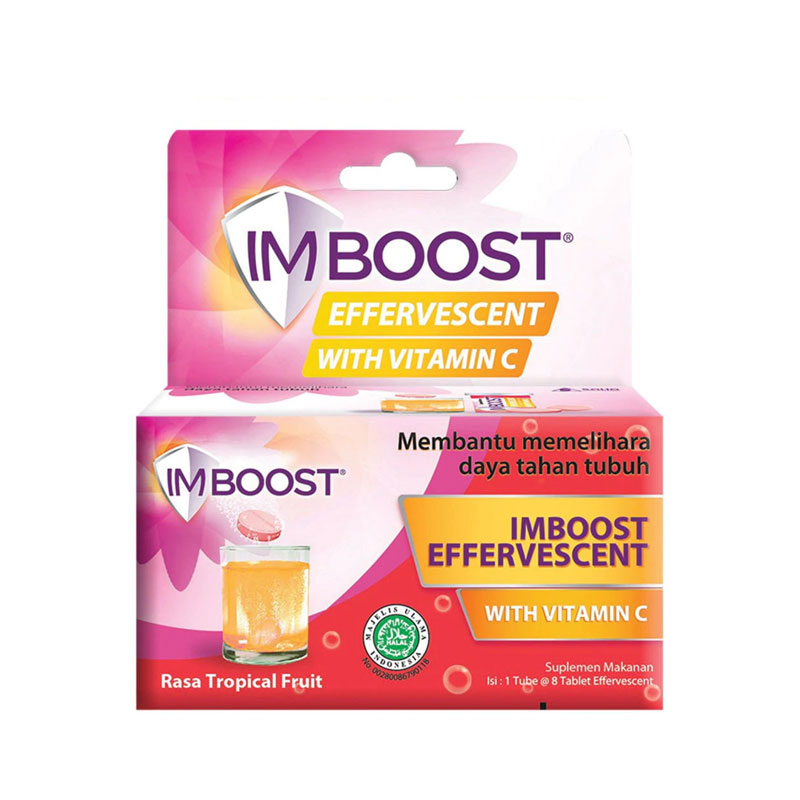 IMBOOST EFFERVESCENT WITH VITAMIN C TROPICAL FRUIT 8S - RAJASUSU