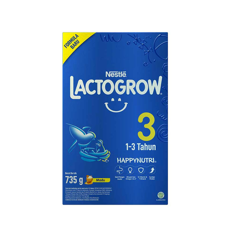 LACTOGROW 3 MADU 735 GR - RAJASUSU