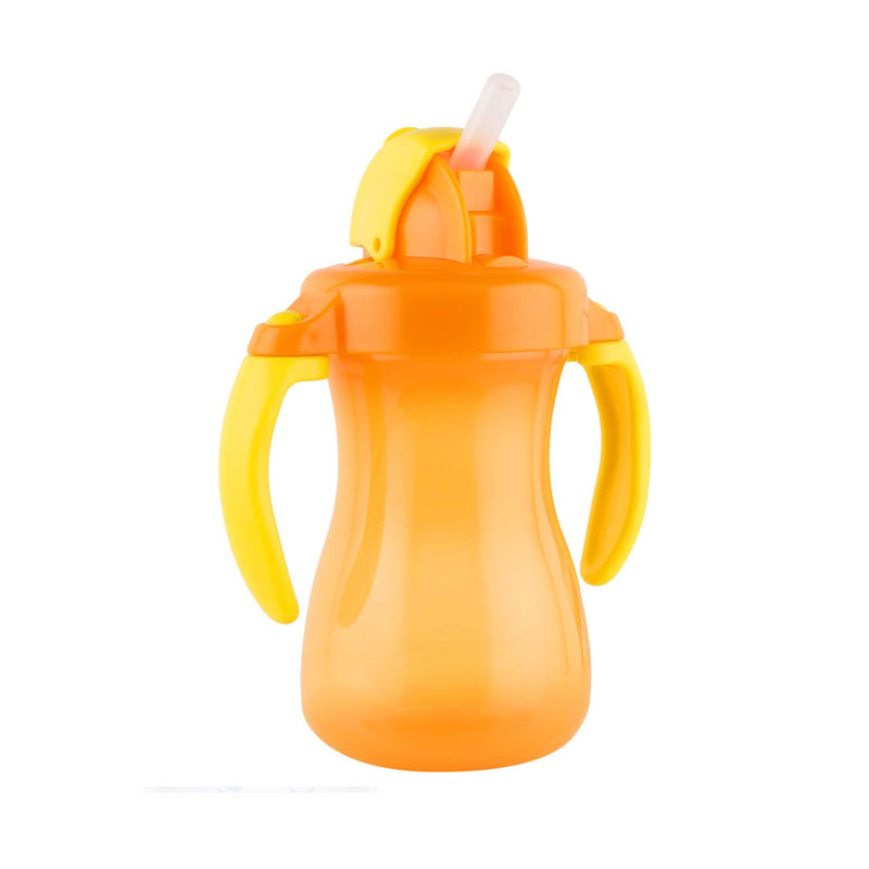 PIGEON PETITE STRAW BOTTLE ORANGE - RAJASUSU