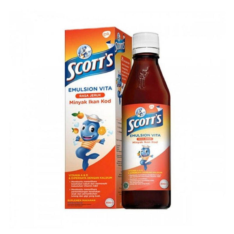 SCOTT?S EMULSION VITA ORANGE 400 ML - RAJASUSU